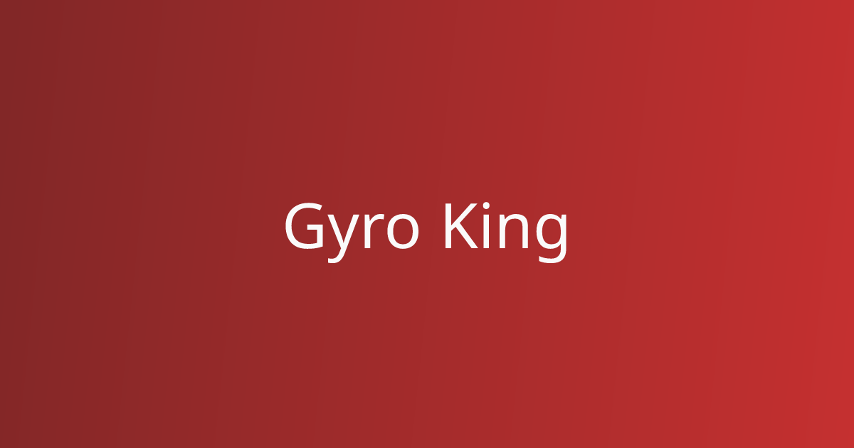 Best Mediterranean in Houston, TX | Gyro King | Menu